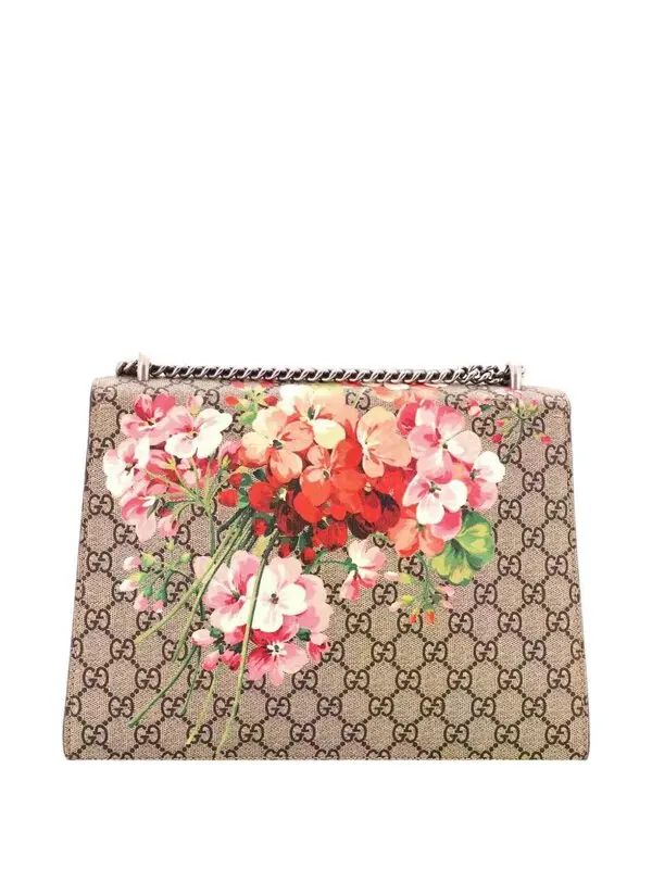 Gucci Dionysus Bag Blooms Print Gg Coated Canvas Medium Shoulder Bag