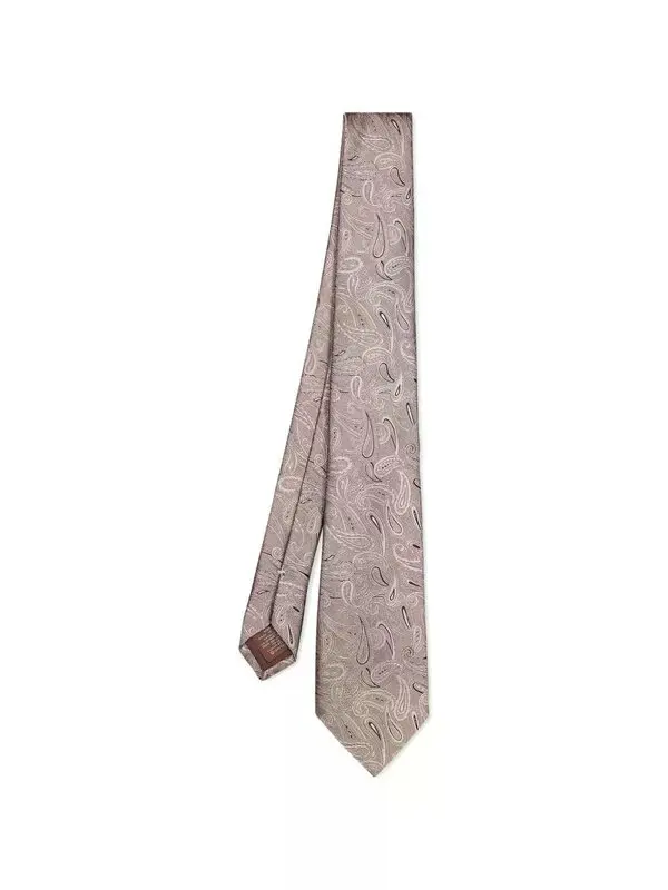 Canali Paisley-jacquard Tie