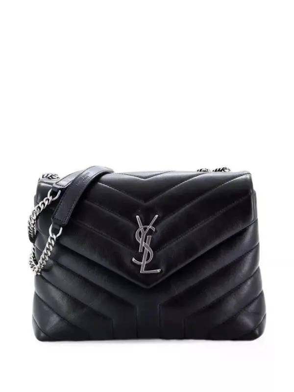 Saint Laurent Loulou Matelasse Chevron Leather Small Shoulder Bag