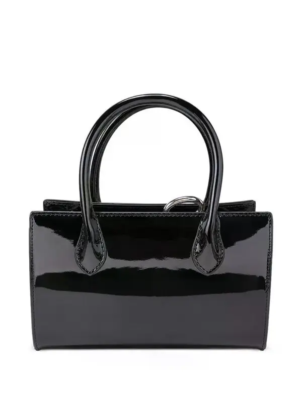 BENETTON Mini Patent-finish Tote Bag