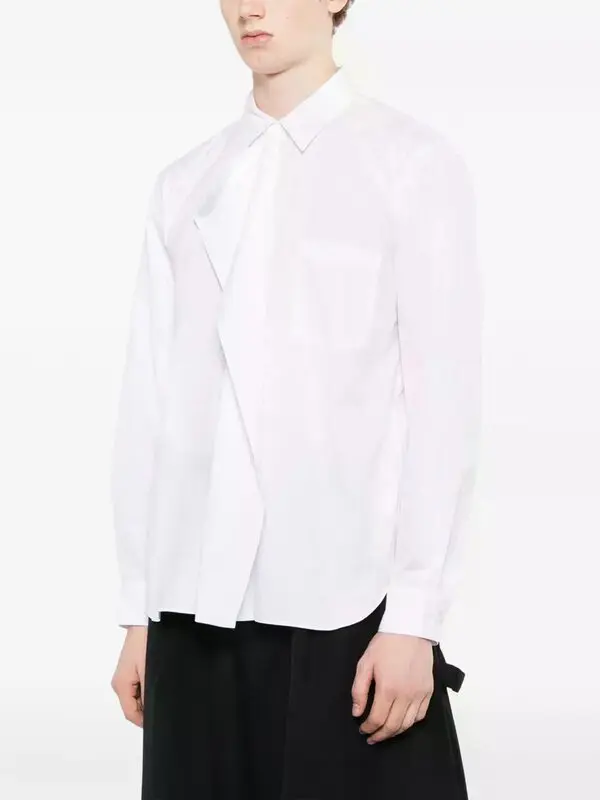 Comme Des Garçons Asymmetric-panel Shirt