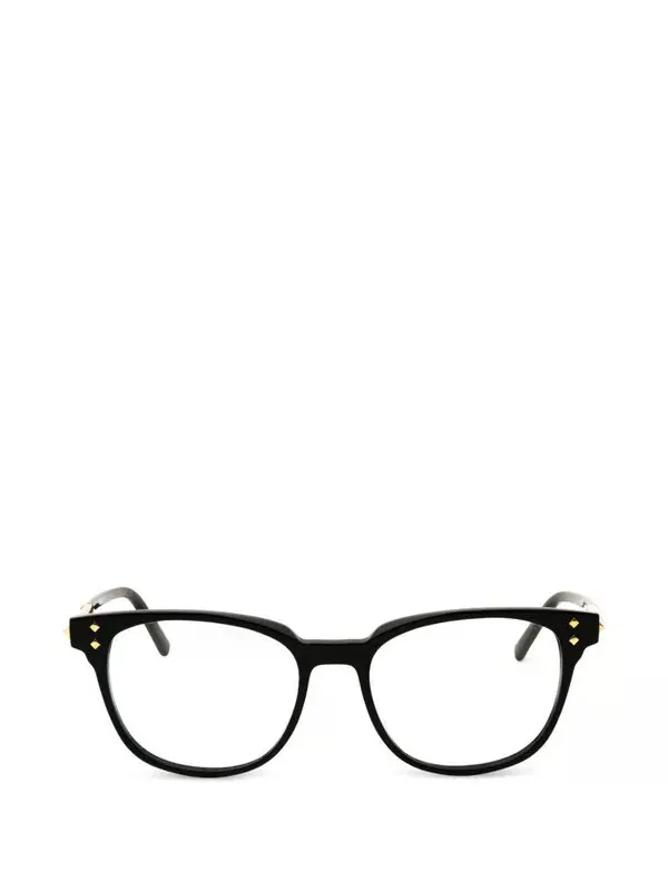 Mcm Round-frame Glasses - Black