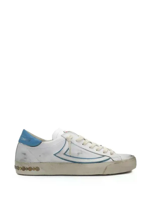 HTC LOS ANGELES Vipers Leather Sneakers - White
