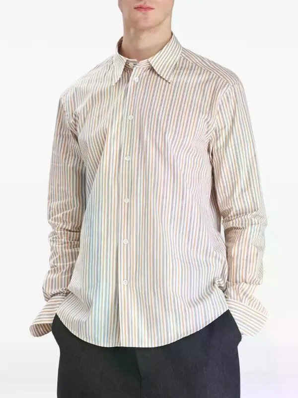 Barena Venezia Maridola Lubio Vertical-stripe Long-sleeve Shirt
