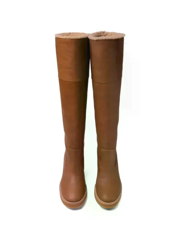 ODISSI Alma Wedge Ankle Boots - Neutrals