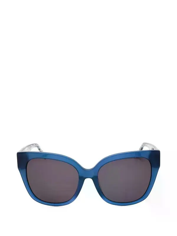 Bebe Lace-pattern Round-frame Sunglasses