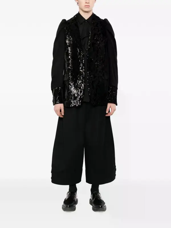 Comme Des Garçons Sequin-embellished Blazer