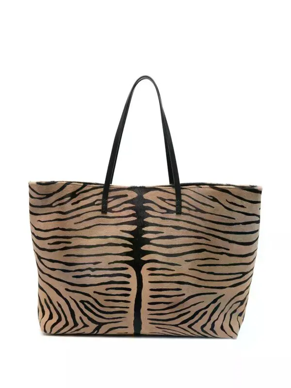 Fendi Medium Roll Kebir Tiger-print Tote Bag