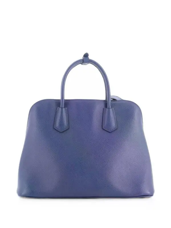 Prada Convertible Dome Saffiano Leather Large Satchel