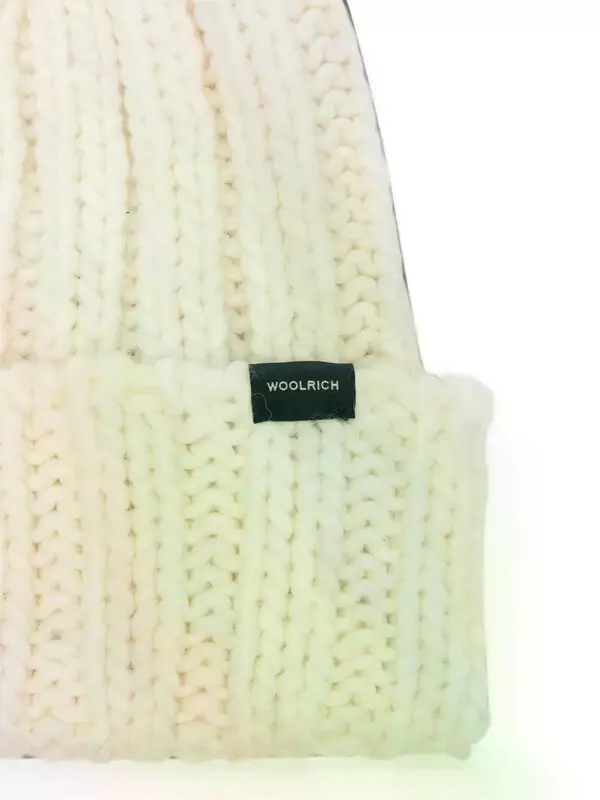 Woolrich Chunky Ribbed-knit Beanie Hat