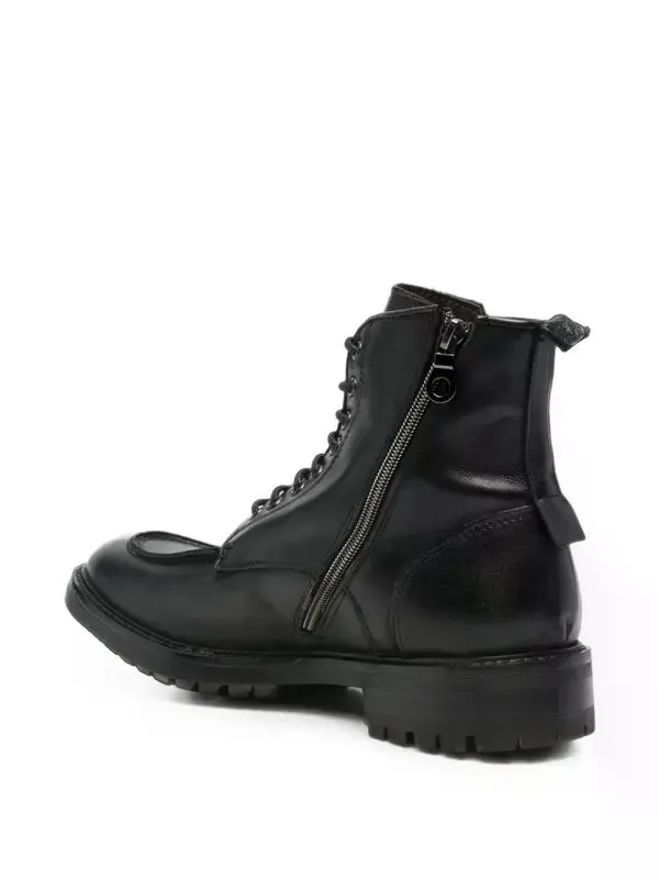 FRATELLI RENNELLA Lace-up Leather Ankle Boots