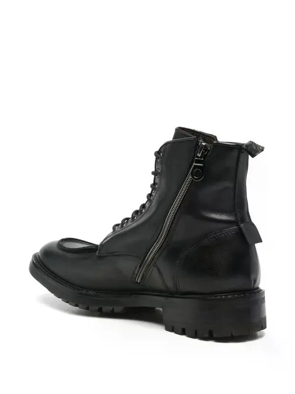 FRATELLI RENNELLA Lace-up Leather Ankle Boots