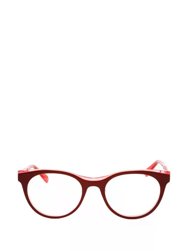 Calvin Klein Round-frame Glasses - Red