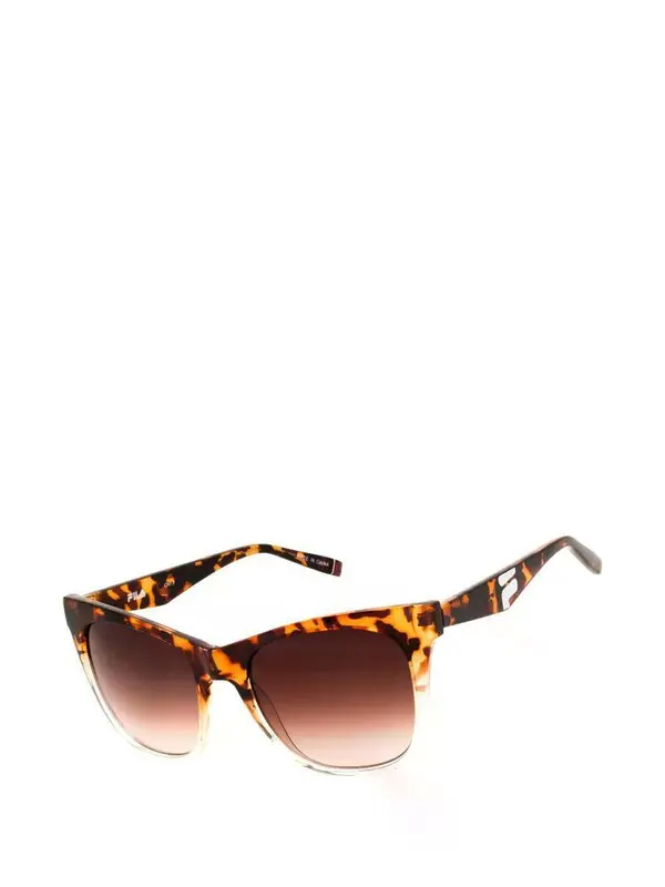 FILA Tortoiseshell-effect Cat-eye Sunglasses