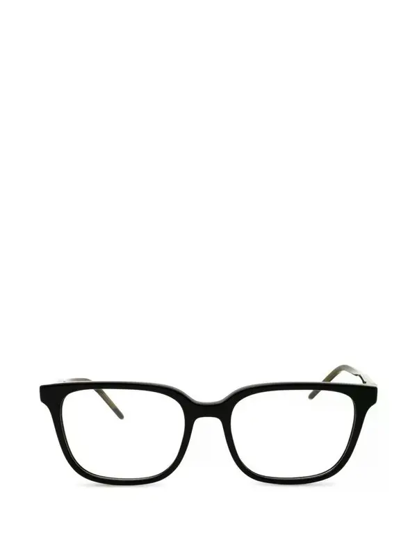 Emporio Armani Rectangle-frame Glasses - Black