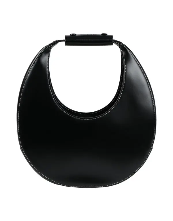 Staud Moon Tote Bag Handbag Bovine Leather - Black