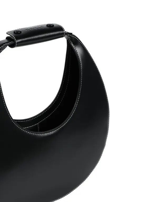 Staud Moon Tote Bag Handbag Bovine Leather - Black
