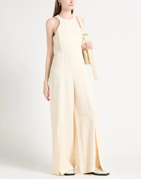 TWINSET Jumpsuit Size Viscose, Linen