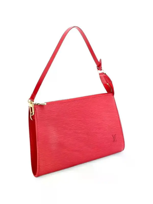 LOUIS VUITTON Pochette Accessoires Epi Leather Clutch Bag