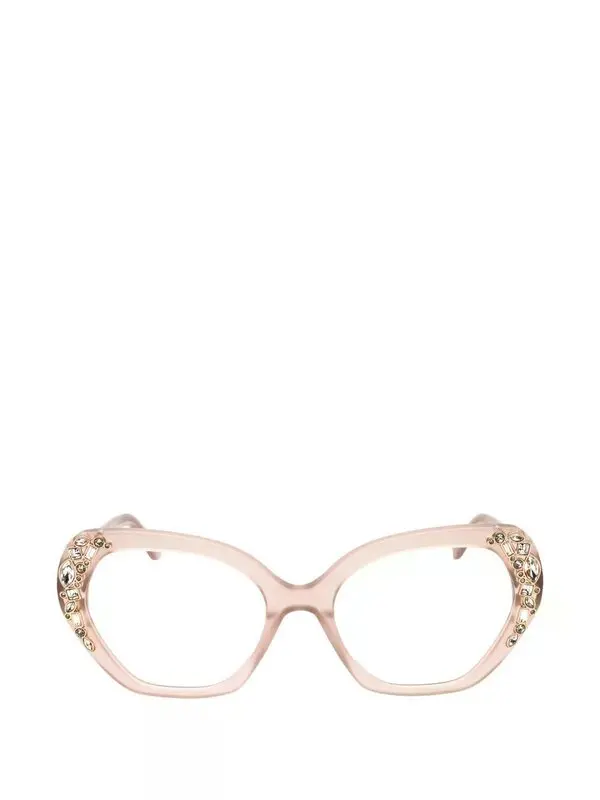 MARCIANO Crystal-embellished Cat-eye Glasses - Neutrals