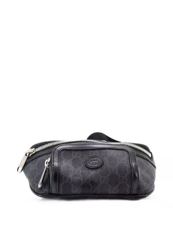 Gucci Interlocking G Patch Gg Coated Canvas Large Belt Bag