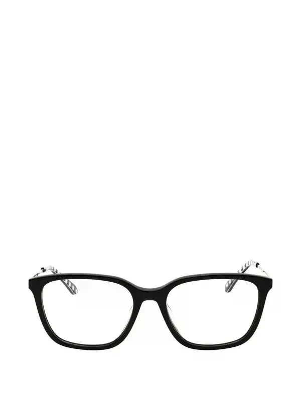 DRAPER JAMES Rectangle-frame Glasses - Black