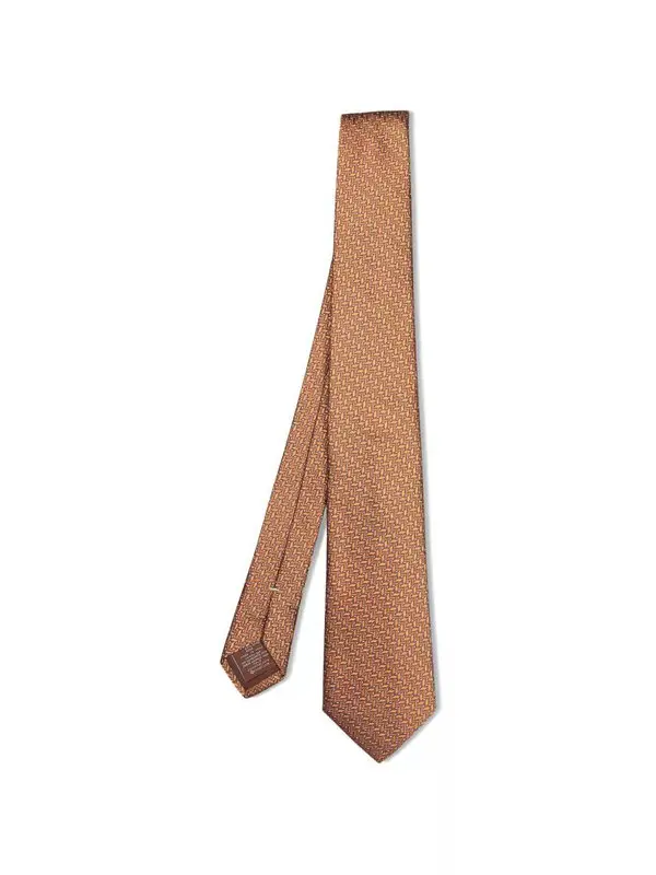 Canali Geometric-pattern Tie