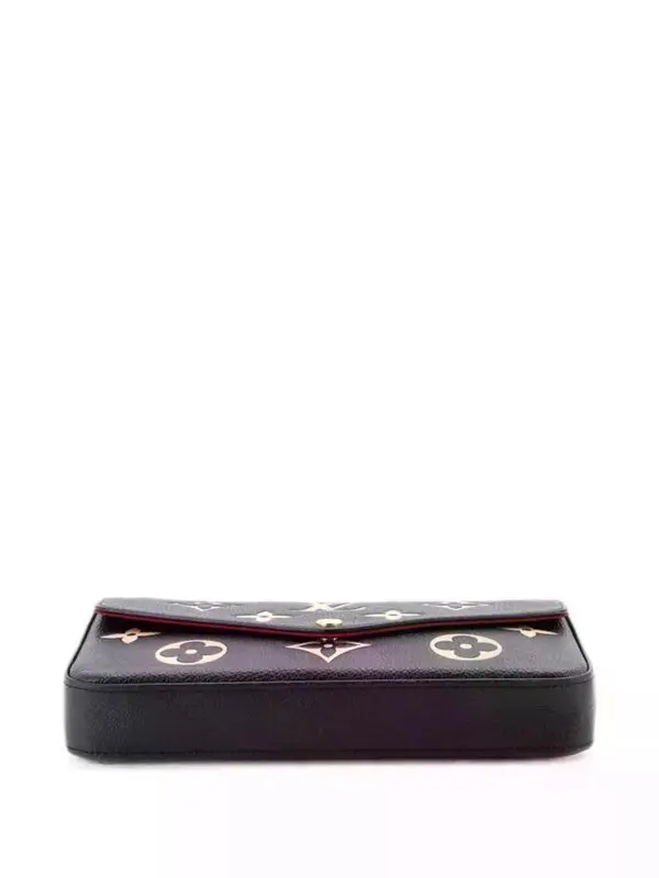 LOUIS VUITTON Felicie Pochette Bicolor Monogram Empreinte Giant Crossbody Bag
