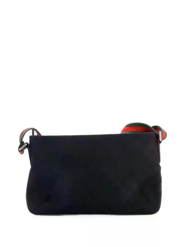 Gucci Web Strap Messenger Bag Gg Canvas Small Crossbody Bag