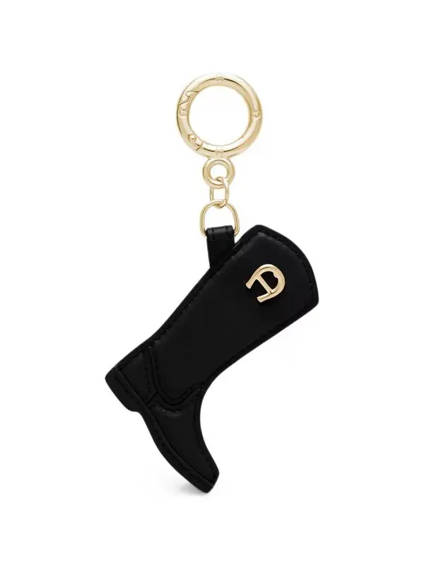 AIGNER Ciondollini Little Riding Boots Keyring - Black