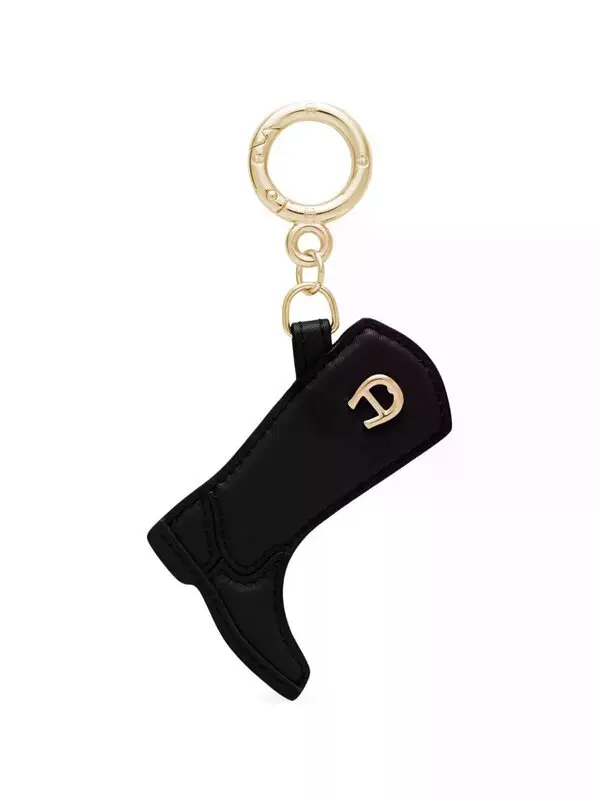 AIGNER Ciondollini Little Riding Boots Keyring - Black