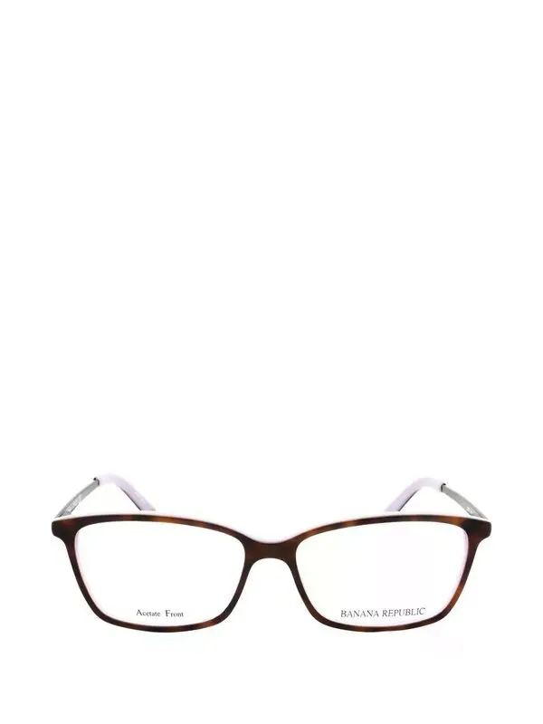 Banana Republic Tortoiseshell-effect Rectangle-frame Glasses