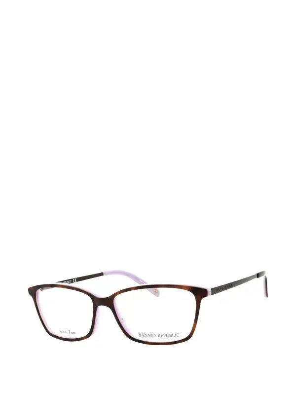 Banana Republic Tortoiseshell-effect Rectangle-frame Glasses