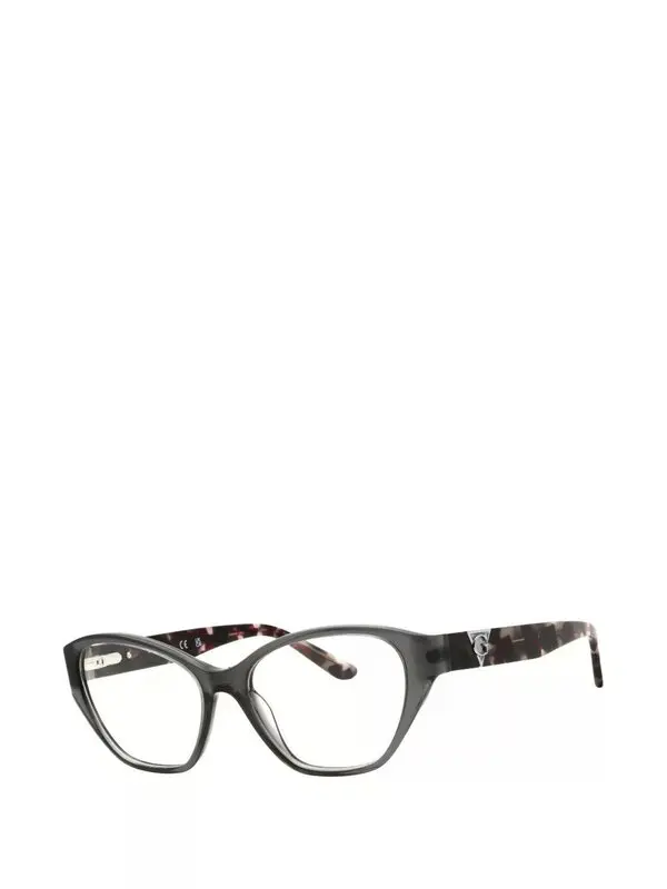 Guess Logo-detail Cat-eye Glasses - Grey
