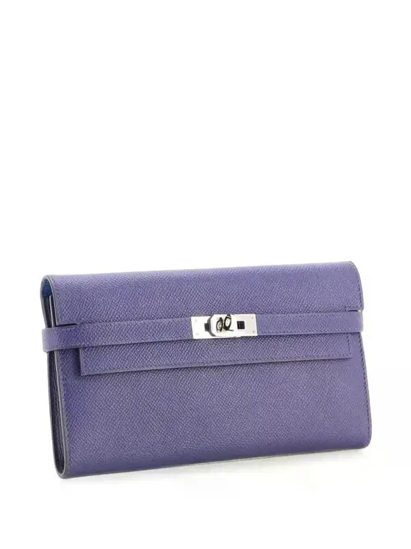 Hermès Kelly Wallet Verso Epsom Long Small Wallets