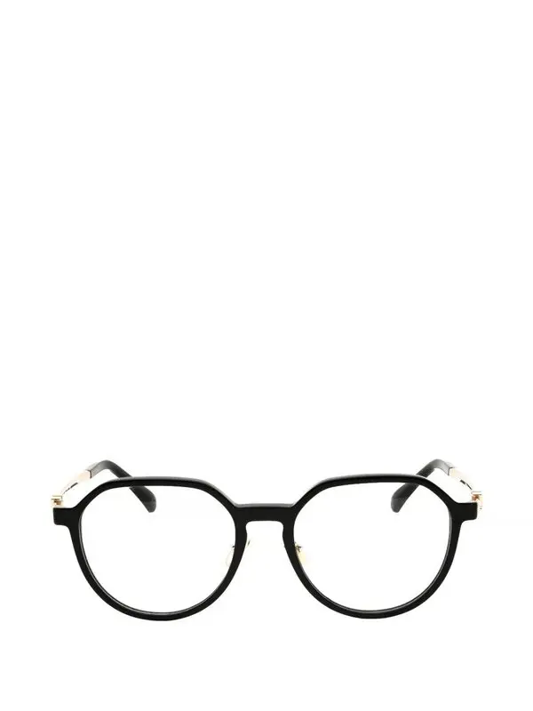 Max Mara Geometric-frame Glasses - Black