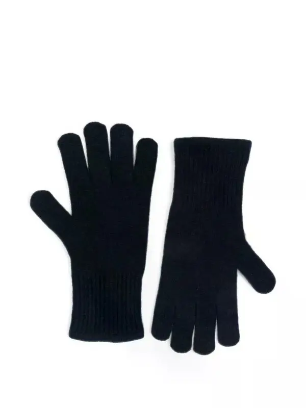 ABSOLUT CASHMERE Ribbed-cuff Gloves