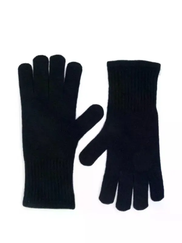 ABSOLUT CASHMERE Ribbed-cuff Gloves