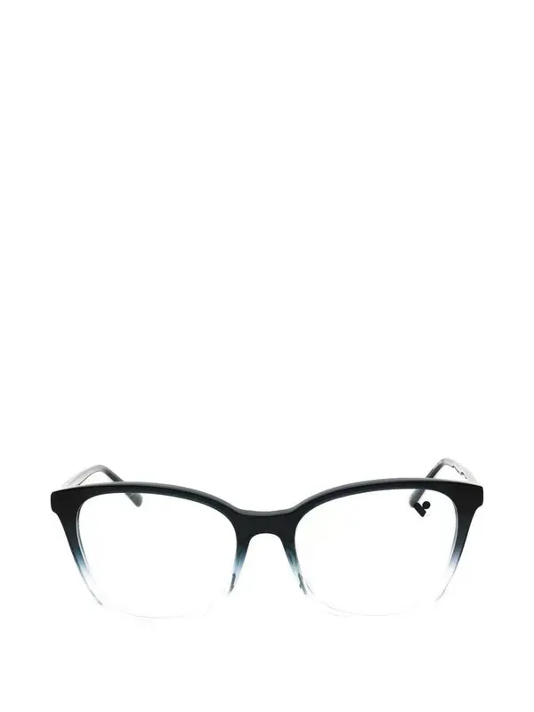 Bebe Gradient-effect Rectangle-frame Glasses - Black