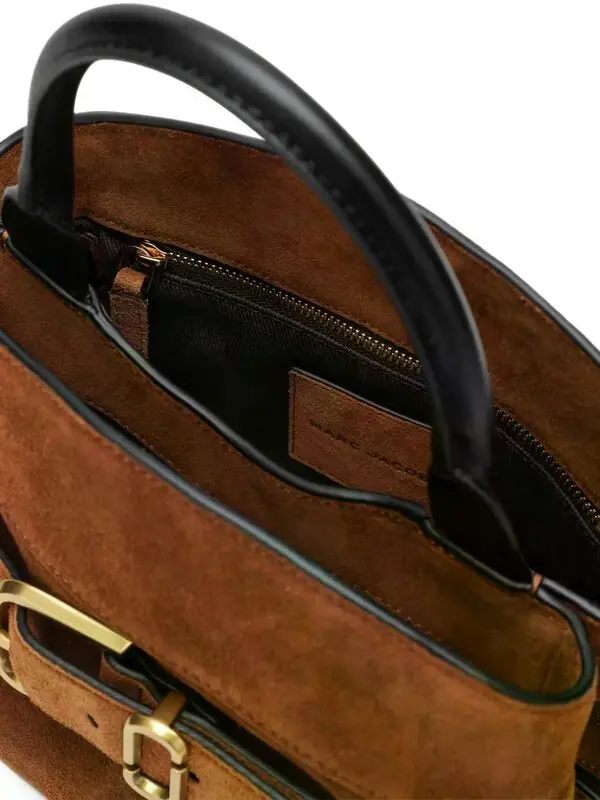 Marc Jacobs Small Dakota Buckle-detail Suede Tote Bag