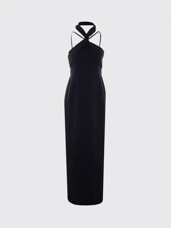 Solace London Long Criªpe Dress