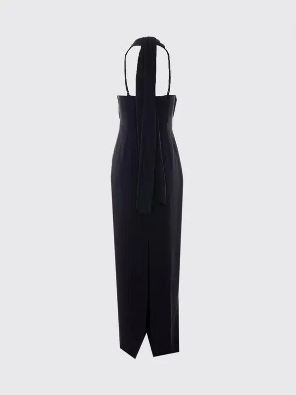 Solace London Long Criªpe Dress