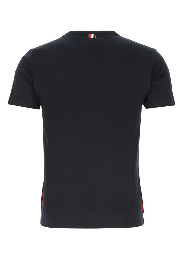 Thom Browne Midnight Cotton T-shirt - Blue