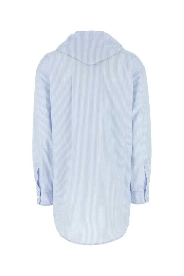 Miu Miu Embroidered Poplin Shirt