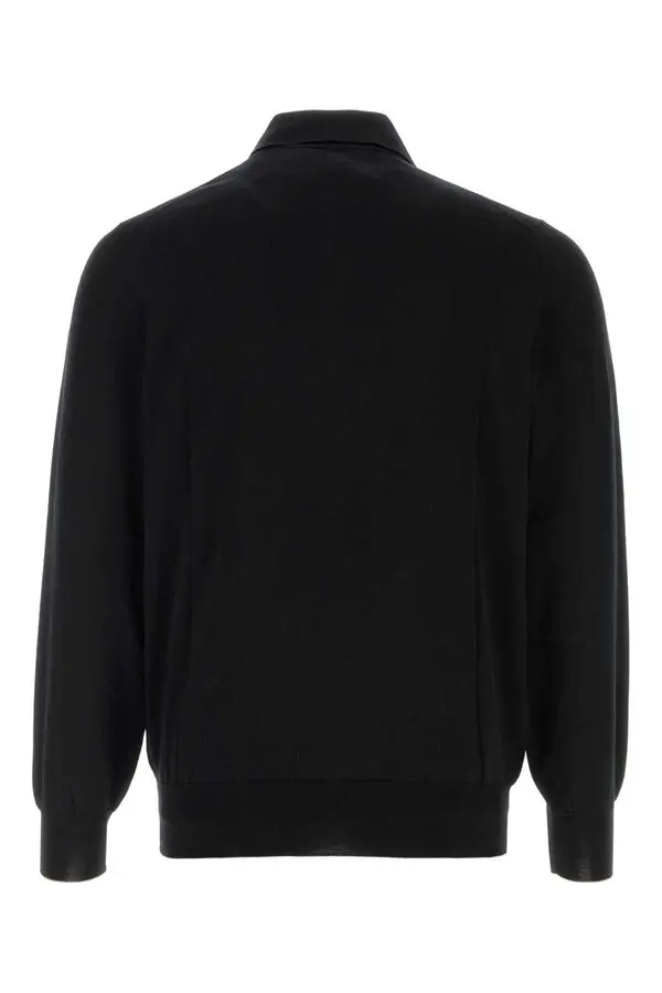 Brunello Cucinelli Cotton Polo Shirt - Black