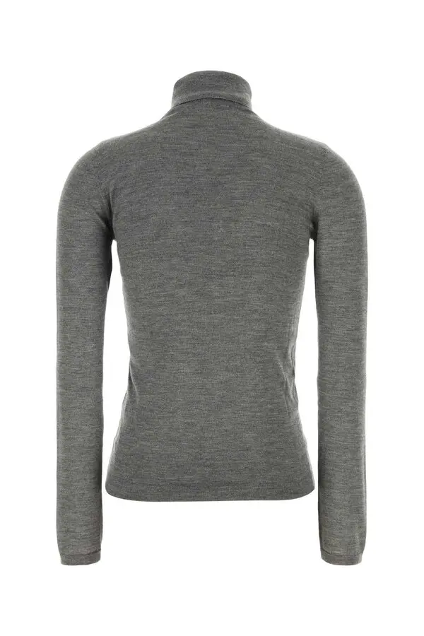 Brunello Cucinelli Grey Cashmere Blend Sweater - Gray