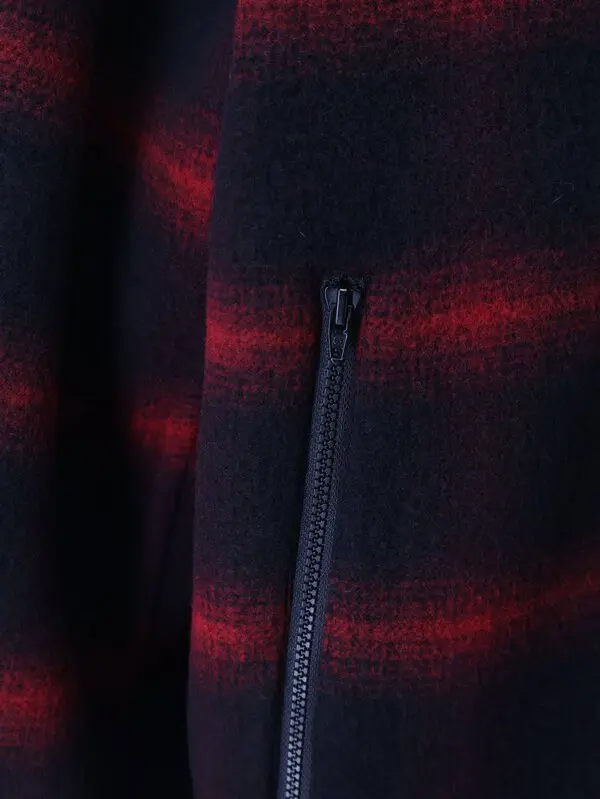 Balenciaga Slipon Madras Wool Jacket