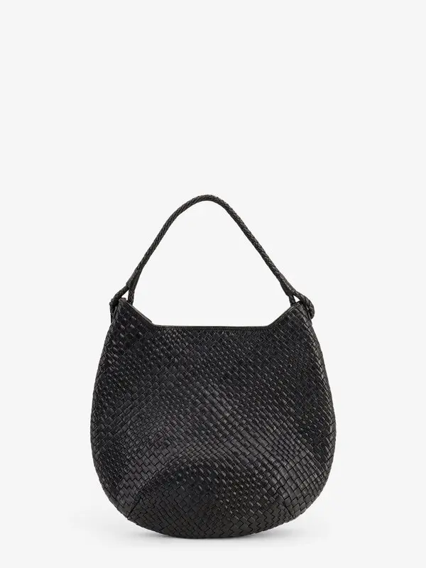 IBELIV Lamia Vegetable Leather Shoulder Bag With Woven Pattern