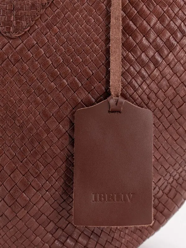 IBELIV Trinity Large Vegetable Leather Shoulder Bag