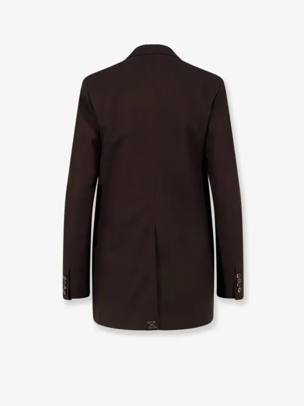 Dries Van Noten Voles Striped Viscose Blazer